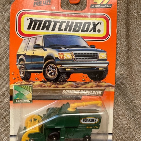 Mattel | Toys | Matchbox Series Combine Harvestergreen47 Of 100 ...